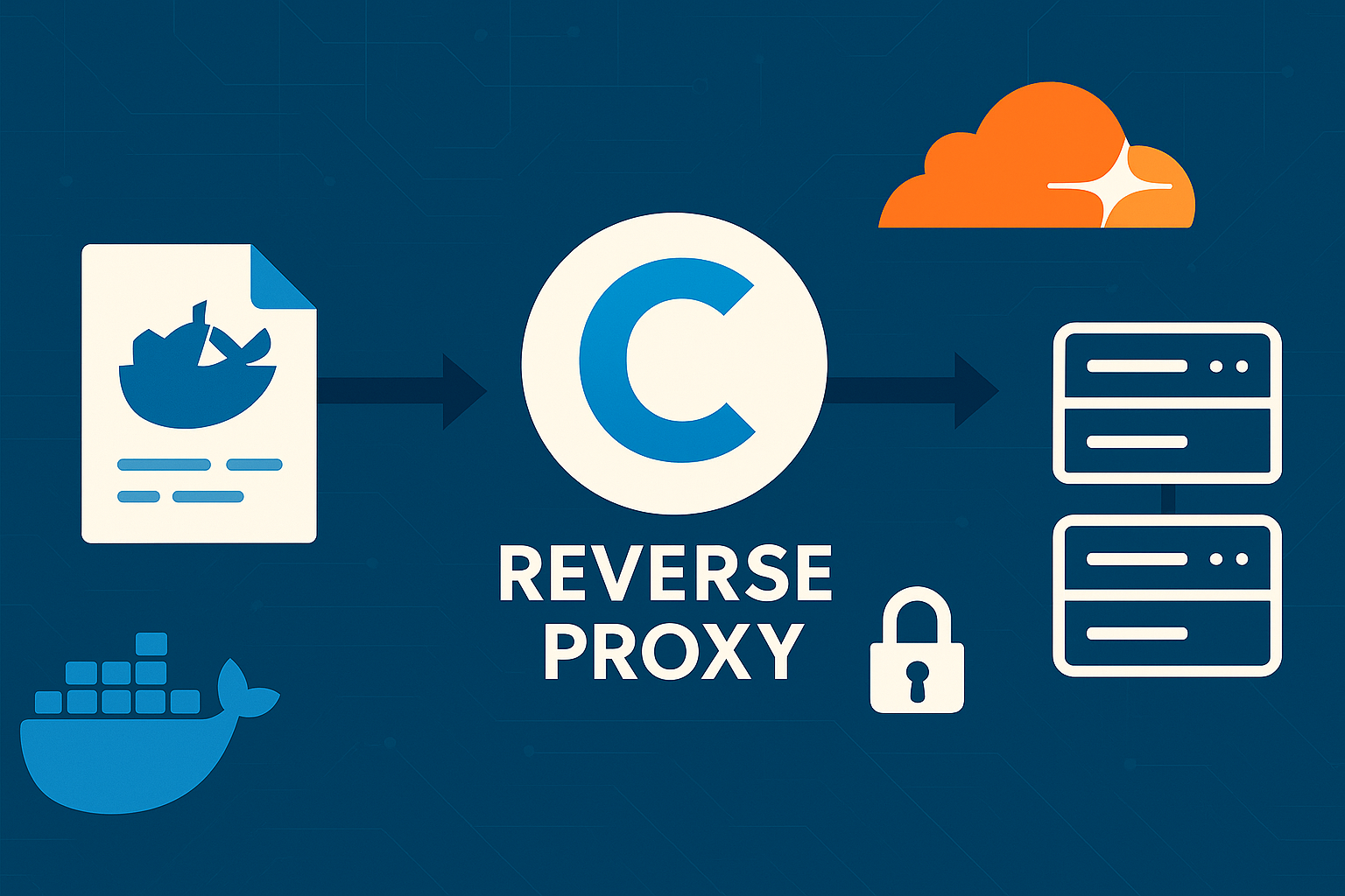 Using Caddy as a Reverse Proxy with SSL Termination and Cloudflare in Docker Compose